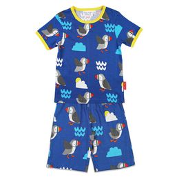 Toby tiger 2tlg. Outfit "Puffin" in Blau/ Bunt - 46% | Gr&ouml;&szlig;e 104 | Kinder-oberteile
