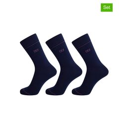 CR7 3er-Set: Socken in Dunkelblau - 53% | Gr&ouml;&szlig;e 40-46 | Herrensocken