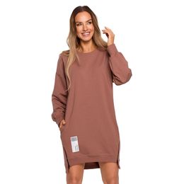 made of emotion Sweatkleid in Braun - 64% | Gr&ouml;&szlig;e S | Damen-kleider