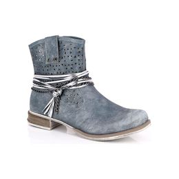 Kimberfeel Boots "Margot" in Blau - 57% | Gr&ouml;&szlig;e 41 | Damen-stiefel