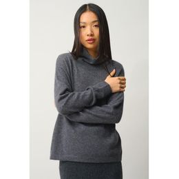 AUTHENTIC CASHMERE Kaschmir-Pullover "Cheviot" in Anthrazit - 71% | Gr&ouml;&szlig;e S | Damen-pullover-cardigans