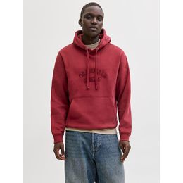Jack & Jones Jack & Jones Hoodie in Rot/ Rot - 44% | Gr&ouml;&szlig;e XL | Herren-sweatshirts-jacken