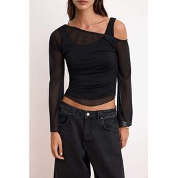 Trendyol Bluse in Schwarz - 69% | Gr&ouml;&szlig;e M | Damen-blusen