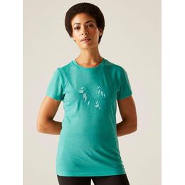 Regatta Funktionsshirt "Escade" in T&uuml;rkis - 80% | Gr&ouml;&szlig;e 38 | Damen-outdoor-tops-shirts