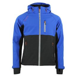 Peak Mountain Softshelljacke "Cametis" in Blau/ Dunkelblau - 65% | Gr&ouml;&szlig;e XXL | Herren-outdoorjacken