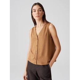Opus Top in Hellbraun - 52% | Gr&ouml;&szlig;e 40 | Damen-tops