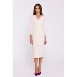 Stylove Kleid in Creme - 47% | Gr&ouml;&szlig;e S | Damen-kleider