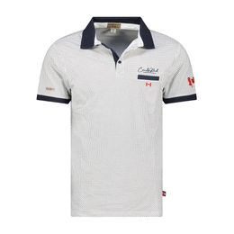 Canadian Peak Poloshirt "Kingdomeak" in Wei&szlig; - 69% | Gr&ouml;&szlig;e S | Herren-plussize