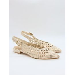 Bellucci Slingballerinas in Beige - 65% | Gr&ouml;&szlig;e 36 | Damen-ballerinas