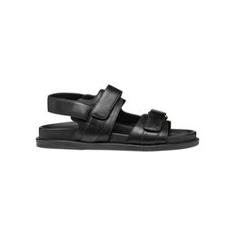 Geox Leder-Sandalen "Adelash" in Schwarz - 57% | Gr&ouml;&szlig;e 36 | Damen-sandalen