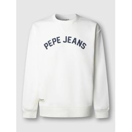 Pepe Jeans Sweatshirt "Gio" in Wei&szlig; - 43% | Gr&ouml;&szlig;e L | Herren-plussize