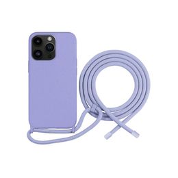 SmartCase Case mit Kordel f&uuml;r iPhone 13 Pro in Lila - 77% | Damen-handytaschen