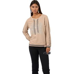 WITT WEIDEN Sweatshirt in Beige - 62% | Gr&ouml;&szlig;e 50 | Damen-sweatshirts-jacken