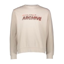 Jack & Jones Jack & Jones Sweatshirt "Brat" in Beige - 43% | Gr&ouml;&szlig;e L | Herren-plussize