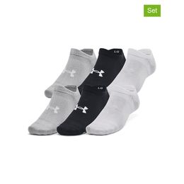 Under Armour 6er-Set: Trainingssocken "Essential No Show" in Schwarz - 36% | Gr&ouml;&szlig;e L | Damen-outdoor-ausruestung