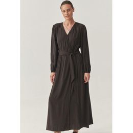 TATUUM Kleid in Dunkelbraun - 75% | Gr&ouml;&szlig;e 46 | Damen-kleider