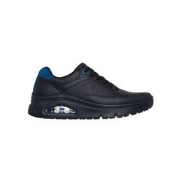 Skechers Leder-Sneakers "Uno Icon" in Schwarz - 32% | Gr&ouml;&szlig;e 45 | Herrensneakers