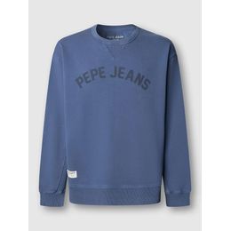 Pepe Jeans Sweatshirt "Gio" in Blau - 43% | Gr&ouml;&szlig;e S | Herren-plussize