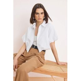 Trendyol Bluse in Wei&szlig; - 69% | Gr&ouml;&szlig;e 42 | Damen-blusen