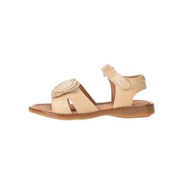 POM POM Leder-Sandalen in Beige - 73% | Gr&ouml;&szlig;e 26 | Kindersandalen