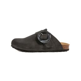 billowy Leder-Clogs in Schwarz - 54% | Gr&ouml;&szlig;e 38 | Damen-pantoletten