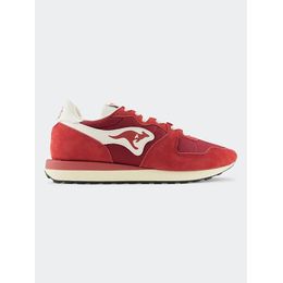 Kangaroos Leder-Sneakers "Aussie Athluxe" in Rot - 63% | Gr&ouml;&szlig;e 42 | Damen-sneakers