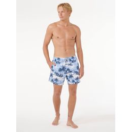 Rip Curl Badeshorts "Dreamers Volley" in Blau - 55% | Gr&ouml;&szlig;e S | Herren-bademode-sport