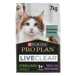 Purina PRO PLAN Liveclear Sterilised Adult Truthahn 7 kg