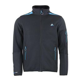 Peak Mountain Softshelljacke "Capron" in Anthrazit/ Blau - 64% | Gr&ouml;&szlig;e XL | Herren-outdoorjacken