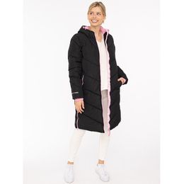 Zwillingsherz Steppmantel "Happy Vibes" in Schwarz - 55% | Gr&ouml;&szlig;e XL | Damenjacken