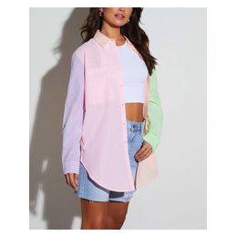 Milan Kiss Bluse in Bunt - 76% | Gr&ouml;&szlig;e S | Damen-blusen