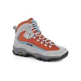 Kimberfeel Leder-Wanderboots "Atlas" in Grau/ Orange - 49% | Gr&ouml;&szlig;e 39 | Damen-outdoor-sport-schuhe