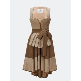 TraumTrachten Dirndl "Almuth" in Taupe - 49% | Gr&ouml;&szlig;e 40 | Damen-dirndl