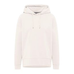 ELBSAND Hoodie "Mathea" in Wei&szlig; - 56% | Gr&ouml;&szlig;e M | Damen-sweatshirts-jacken