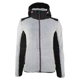 Degr&eacute; Celsius Hybridjacke "Amaretto" in Schwarz/ Grau - 67% | Gr&ouml;&szlig;e XXL | Damen-outdoorjacken
