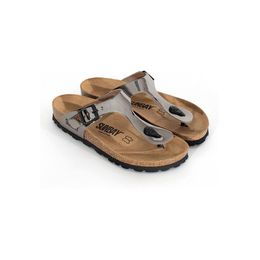 Sunbay Zehentrenner "Camelia" in Silber - 66% | Gr&ouml;&szlig;e 39 | Damen-sandalen