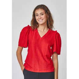 Sisters Point Shirt in Rot - 82% | Gr&ouml;&szlig;e XS | Damen-tops
