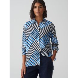 Opus Hemd in Blau - 55% | Gr&ouml;&szlig;e 36 | Damen-blusen