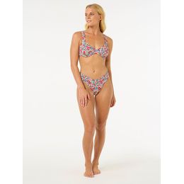 Rip Curl Bikini-Hose "Las Flores" in Bunt - 52% | Gr&ouml;&szlig;e M | Damen-bademode
