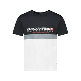 Canadian Peak Shirt "Jdoubleak" in Grau/ Schwarz/ Wei&szlig; - 66% | Gr&ouml;&szlig;e S | Herren-plussize