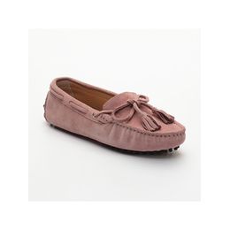 CHARLES & SMITH Leder-Mokassins "January" in Rosa - 55% | Gr&ouml;&szlig;e 38 | Damen-schuhe-halbschuhe