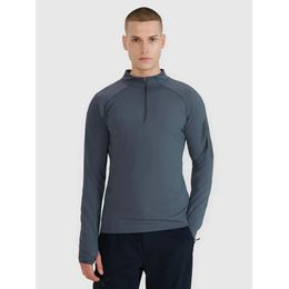 4F Trekkinglongsleeve in Anthrazit - 60% | Gr&ouml;&szlig;e XL | Herren-sportshirts