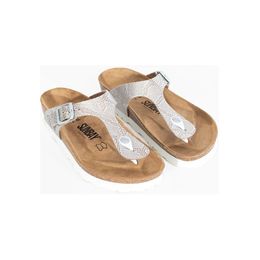 Sunbay Zehentrenner "Camelia" in Silber - 63% | Gr&ouml;&szlig;e 38 | Damen-sandalen