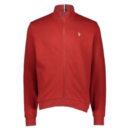 U.S. Polo Assn. Sweatjacke in Rot - 51% | Gr&ouml;&szlig;e XL | Herren-sweatshirts-jacken