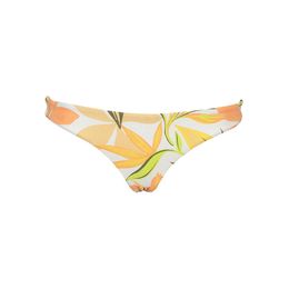 Roxy Bikini-Hose in Wei&szlig;/ Gelb/ Orange - 70% | Gr&ouml;&szlig;e M | Damen-bademode