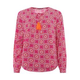 Zwillingsherz Bluse "Mandala" in Pink - 63% | Gr&ouml;&szlig;e S/M | Damen-blusen