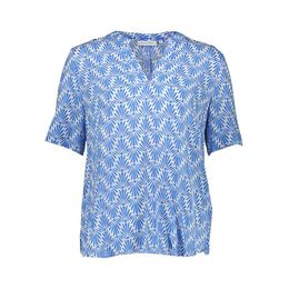 Eterna Bluse in Blau/ Wei&szlig; - 68% | Gr&ouml;&szlig;e 40 | Damen-blusen