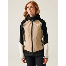 Regatta Softshelljacke "Desoto X" in Beige - 75% | Gr&ouml;&szlig;e 36 | Damen-outdoorjacken