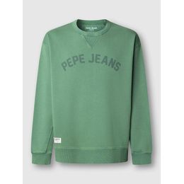 Pepe Jeans Sweatshirt "Gio" in Gr&uuml;n - 40% | Gr&ouml;&szlig;e M | Herren-plussize
