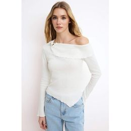 Trendyol Bluse in Creme - 56% | Gr&ouml;&szlig;e S | Damen-blusen